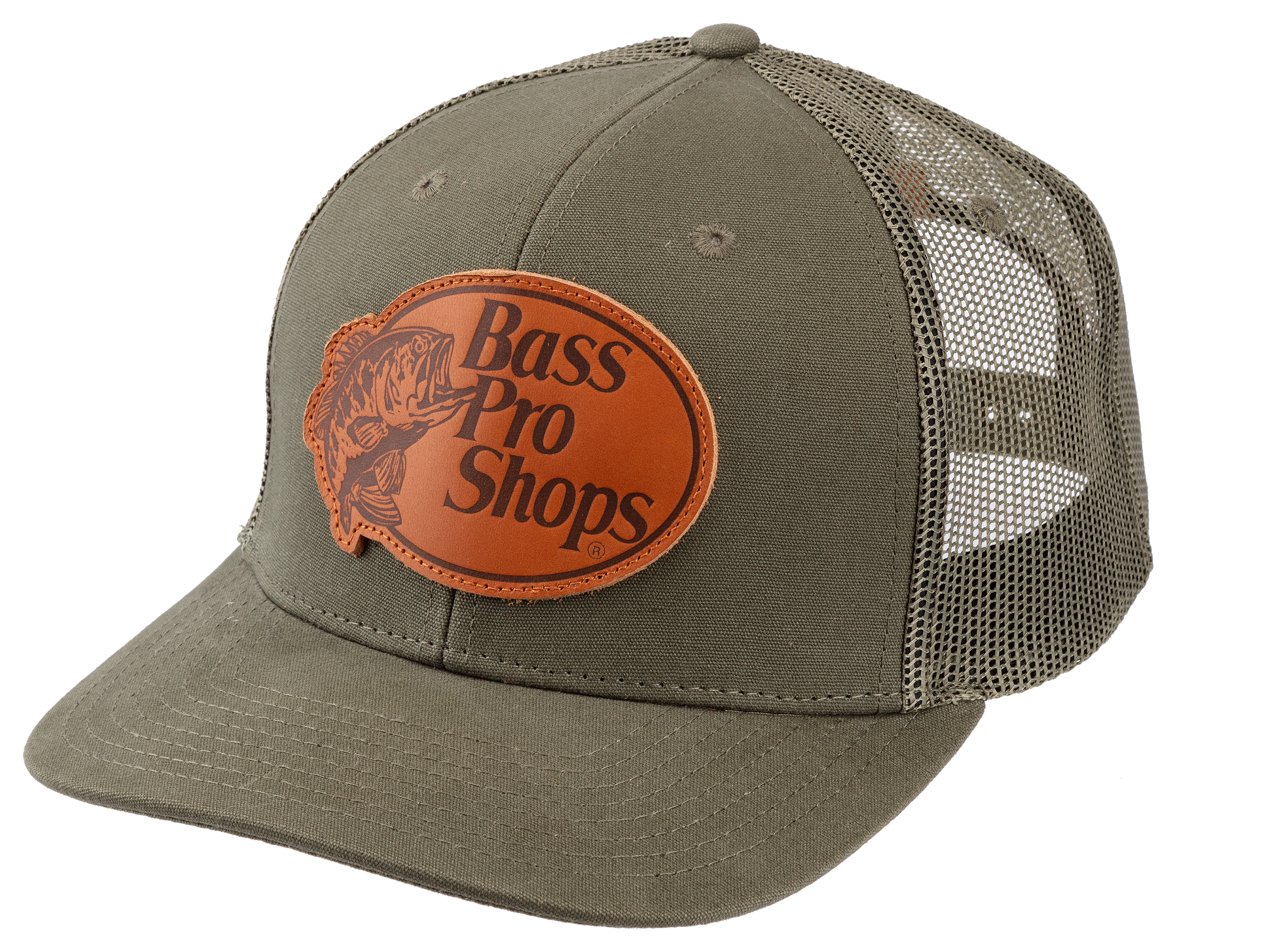 Bass Pro Shops Local Crowns Leather Patch Cap | Bass Pro Shops